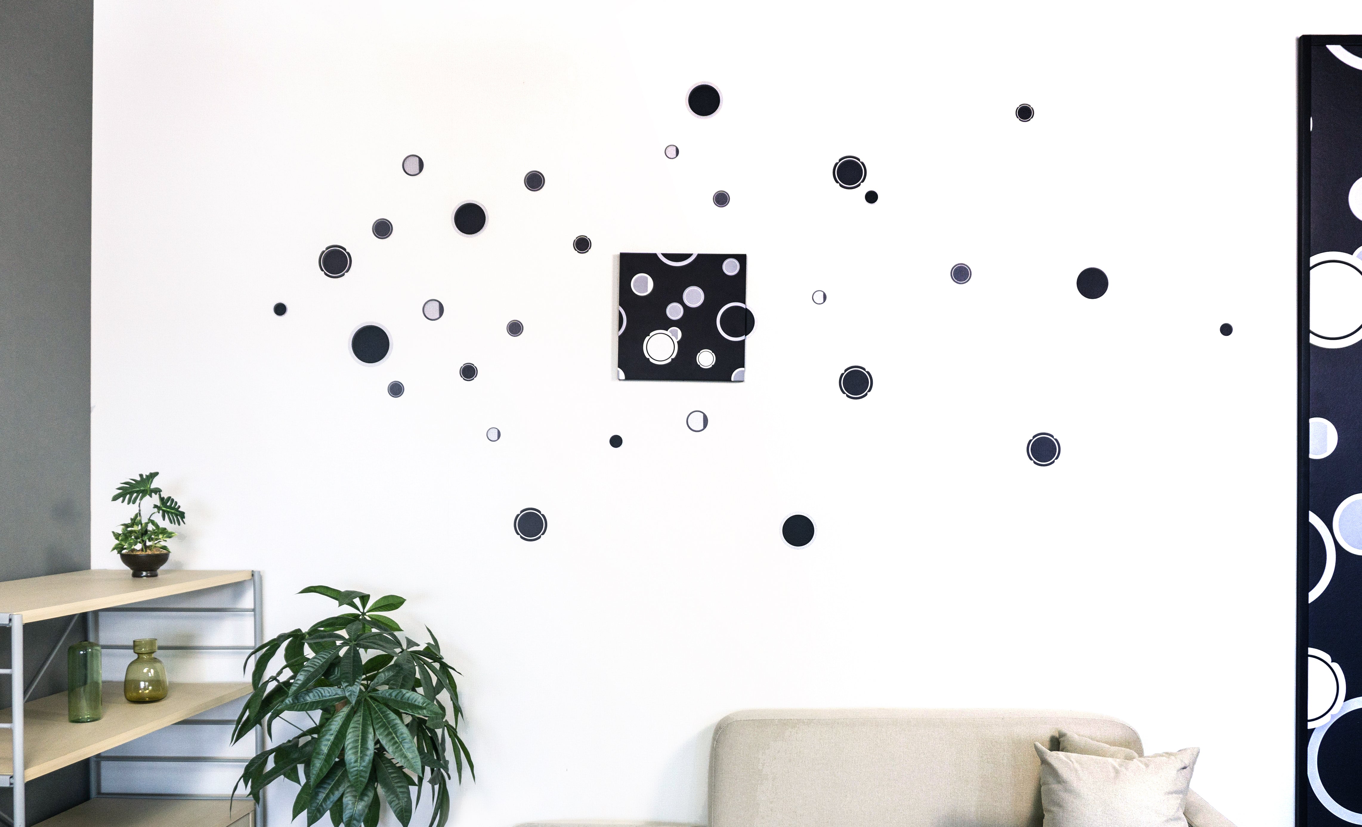 ウォールステッカー hikite黒 – waccara